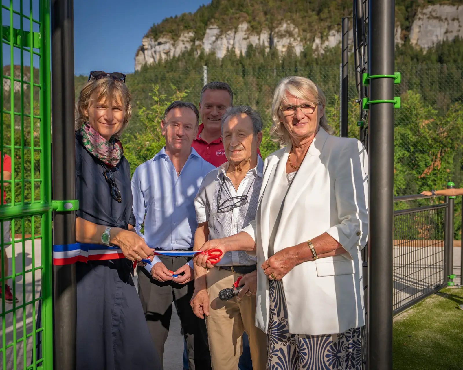 Inauguration du terrain multisport